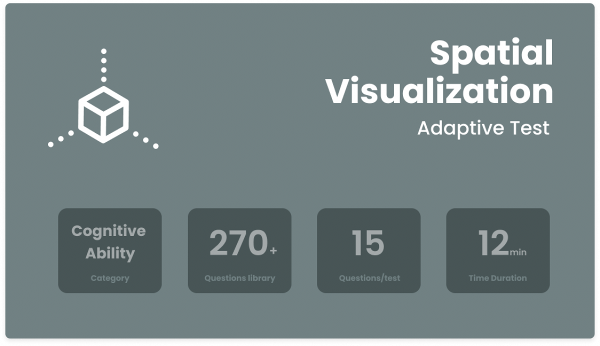 Spatial Visualization Pre hire Test Cognitive Ability
